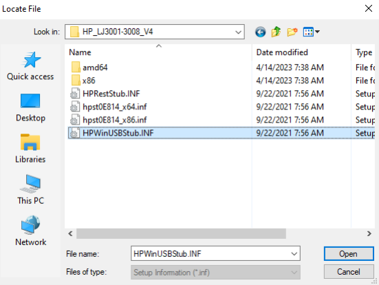 How do I install the 3001dw MICR Printer through USB?